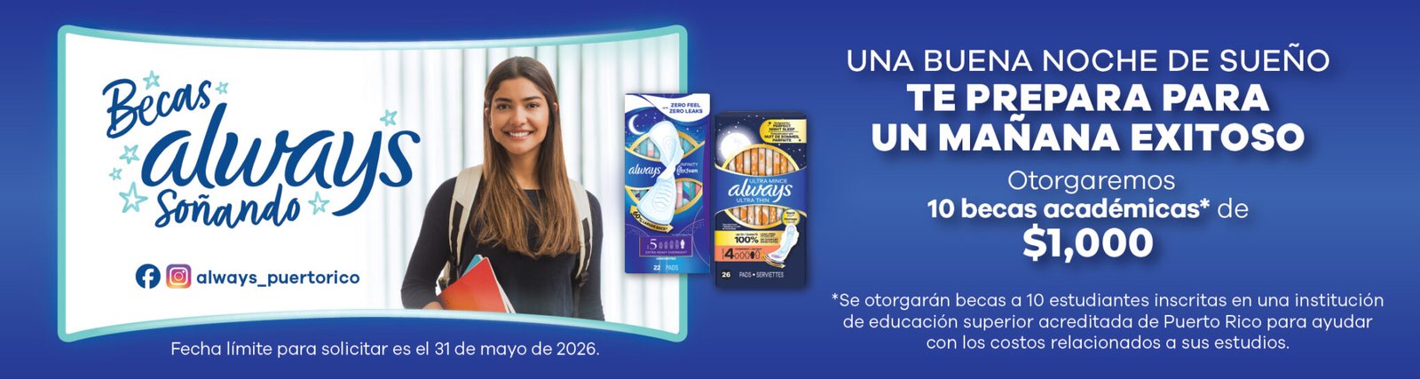 Abre convocatoria para las Becas Always Soñando 2026-2027 - Fundación ...